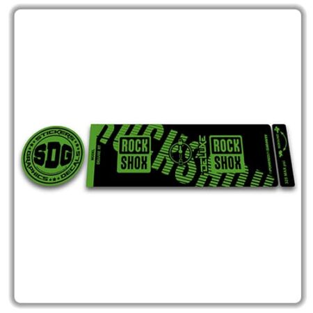 Rockshox Deluxe RT Rear Shock Stickers 2019 for Rockshox Forks