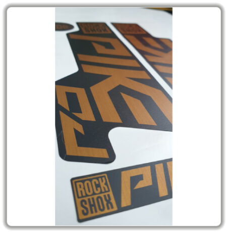 Rockshox Pike DJ Fork Stickers 2020 2021 For Mountain Bikes