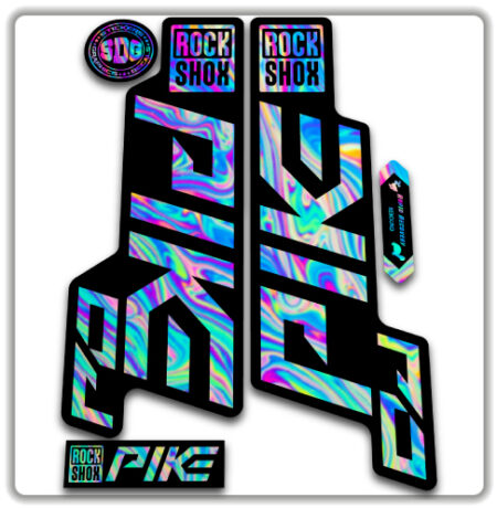 Rockshox Pike DJ Fork Stickers 2020 2021 For Mountain Bikes