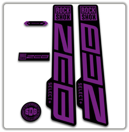 ROCKSHOX ZEB SELECT Fork Stickers 2020 2021