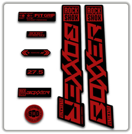 Rockshox Boxxer Ultimate Fork Stickers 2020 2022