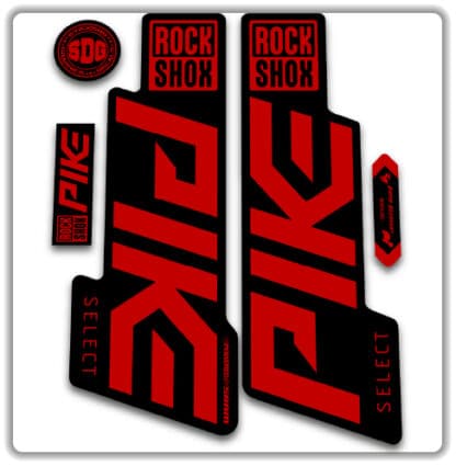 Rockshox Pike Select Fork Stickers 2020 For Mountain Bikes