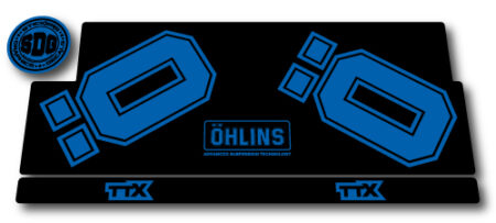 Ohlins TTX Air Rear Shock Stickers 2022 2023