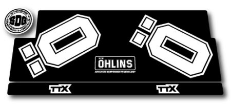 Ohlins TTX Air Rear Shock Stickers 2022 2023