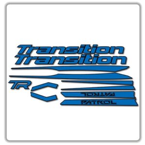 Transition Patrol Alloy Frame Set Stickers