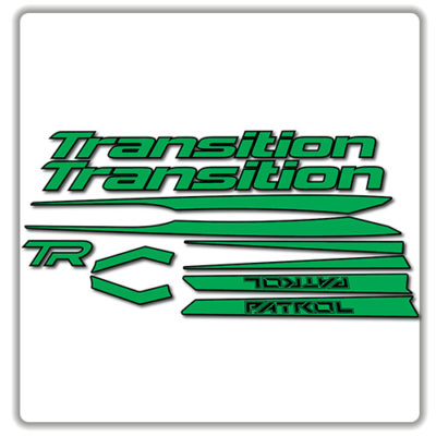 Transition Patrol Alloy Frame Set Stickers