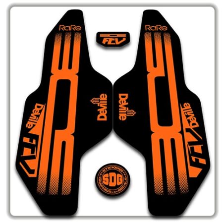 Rockshox BOXXER 151 Fork Decals Hydracoil Adjust Retro