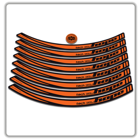 Hope Tech Enduro 35W rim stickers