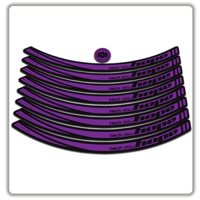 Hope Tech Enduro 35W rim stickers