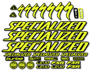 Specialized Levo Gen 2 2019 - 2021 Basic Frame Sticker Kit