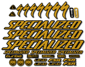 Specialized Levo Gen 2 2019 - 2021 Basic Frame Sticker Kit
