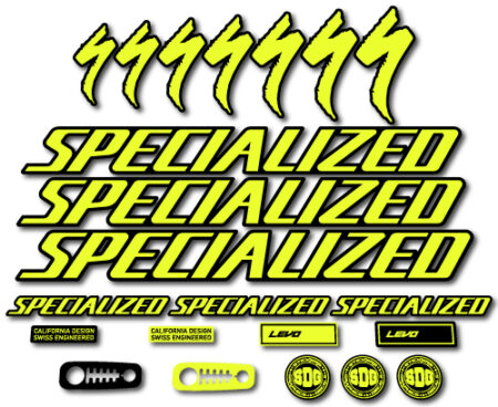 Specialized Levo Gen3 2022 2025 Basic Frame Sticker Kit