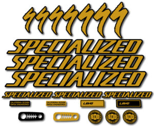Specialized Levo Gen3 2022 2025 Basic Frame Sticker Kit