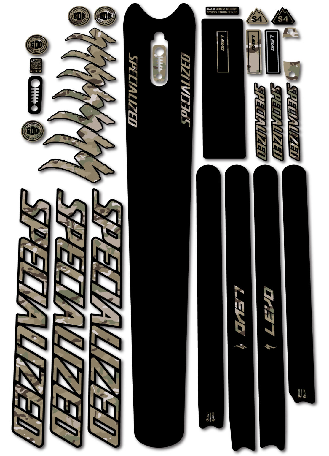 Specialized Levo Gen3 2022- 2025 Full Frame Sticker Kit