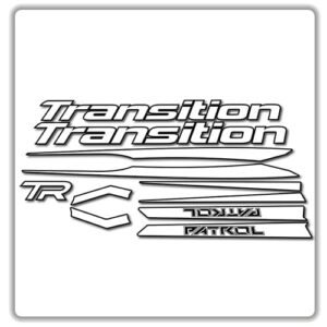 Transition Patrol Alloy Frame Set Stickers