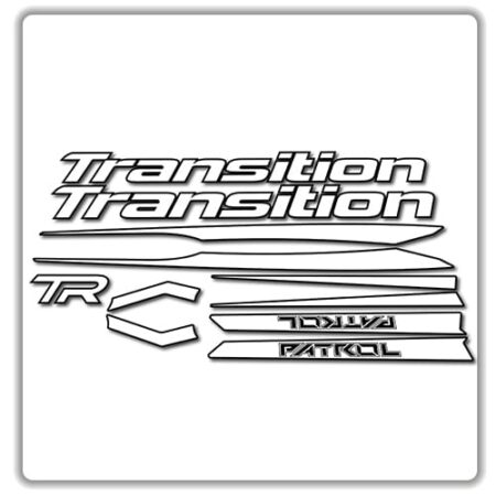 Transition Patrol Alloy Frame Set Stickers
