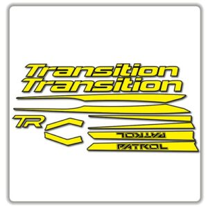 Transition Patrol Alloy Frame Set Stickers