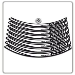 Hope Tech Enduro 35W rim stickers
