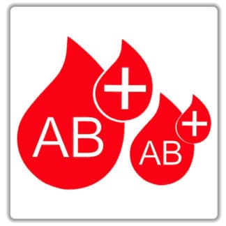 Blood Type Stickers Blood Group Vinyl Decals