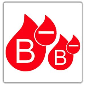 Blood Type Stickers Blood Group Vinyl Decals