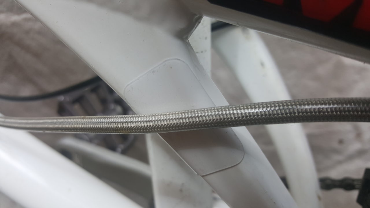 Clear Cable Rub Bike Frame Protectors Patches