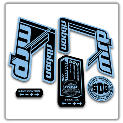 MRP Ribbon Coil Fork Stickers