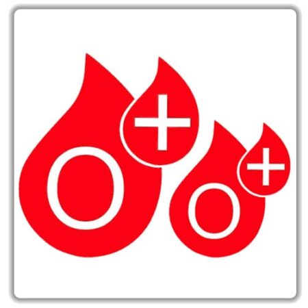Blood Type Stickers Blood Group Vinyl Decals