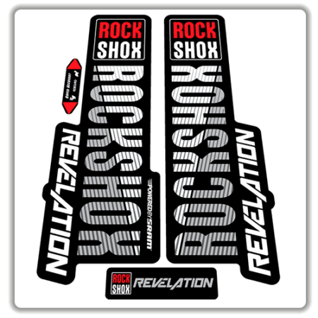 Rockshox BOXXER 151 Fork Decals Hydracoil Adjust Retro - Stickers ...