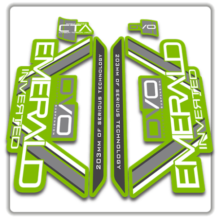 Rockshox BOXXER 151 Fork Decals Hydracoil Adjust Retro - Stickers ...