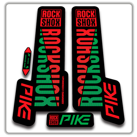 Rockshox BOXXER 151 Fork Decals Hydracoil Adjust Retro