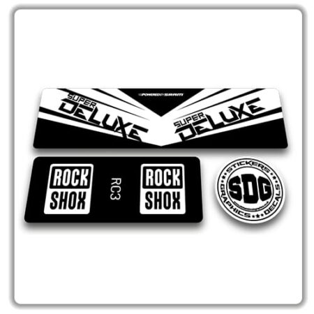 Rockshox Super Deluxe RC3 Rear Shock Sticker 2017
