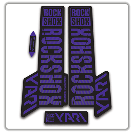 Rockshox BOXXER 151 Fork Decals Hydracoil Adjust Retro