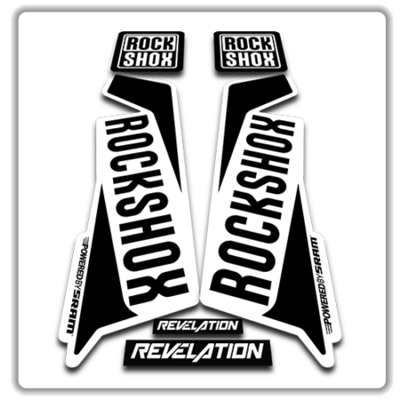 Rockshox BOXXER 151 Fork Decals Hydracoil Adjust Retro