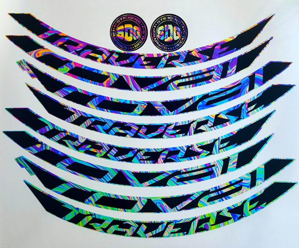 ROVAL TRAVERSE 2015 2017 Alloy 650B Rim Stickers 29mm inner